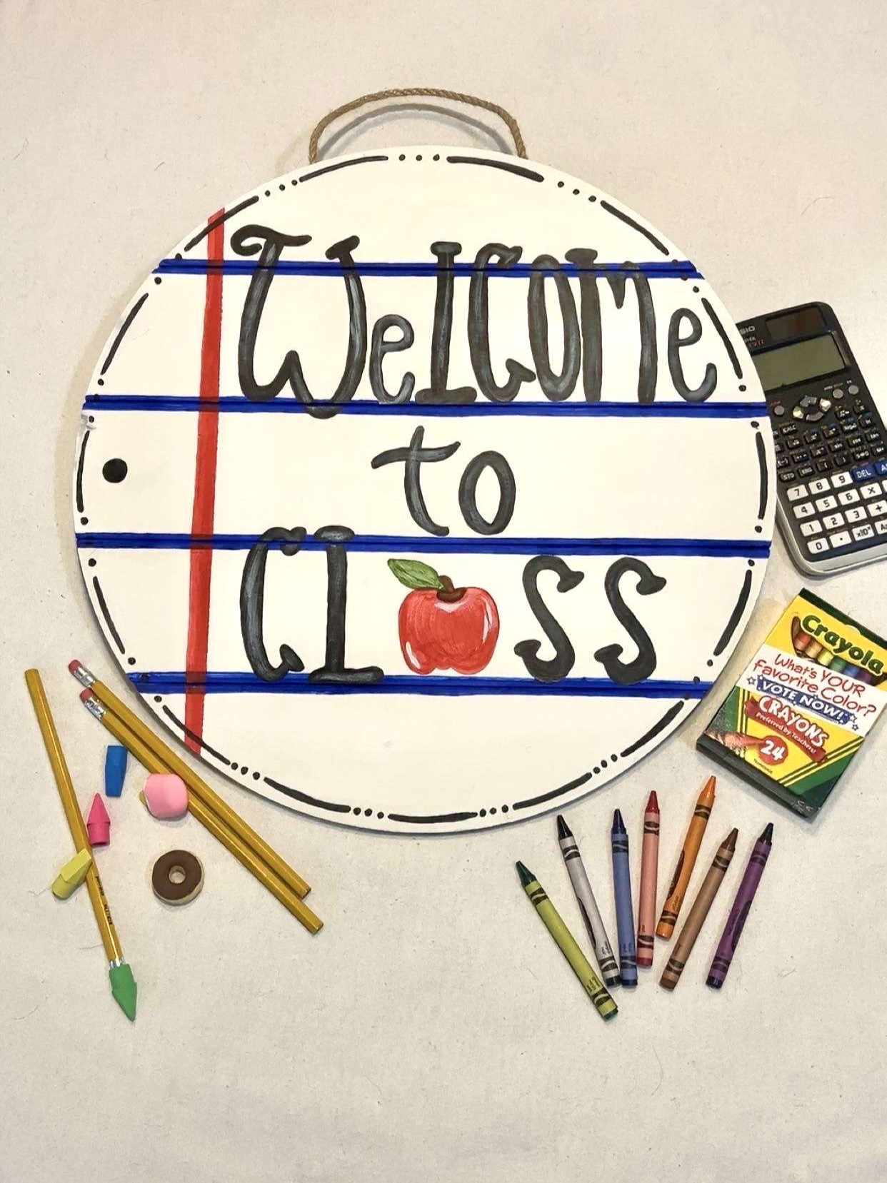 Lined Paper Welcome - Taylored Creations